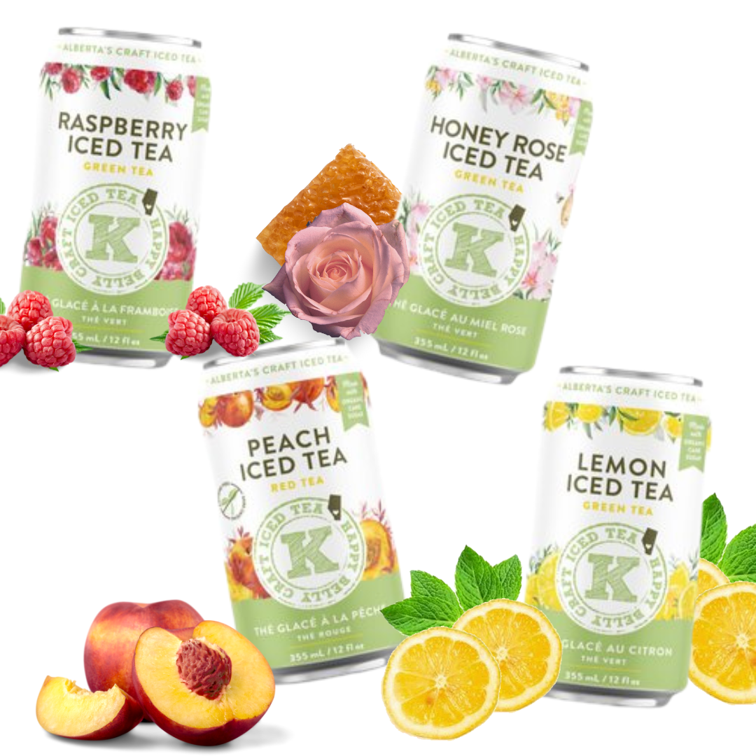 CRAFT ICED TEA (ASSORTED FLAVOURS) – Happy Belly Kombucha