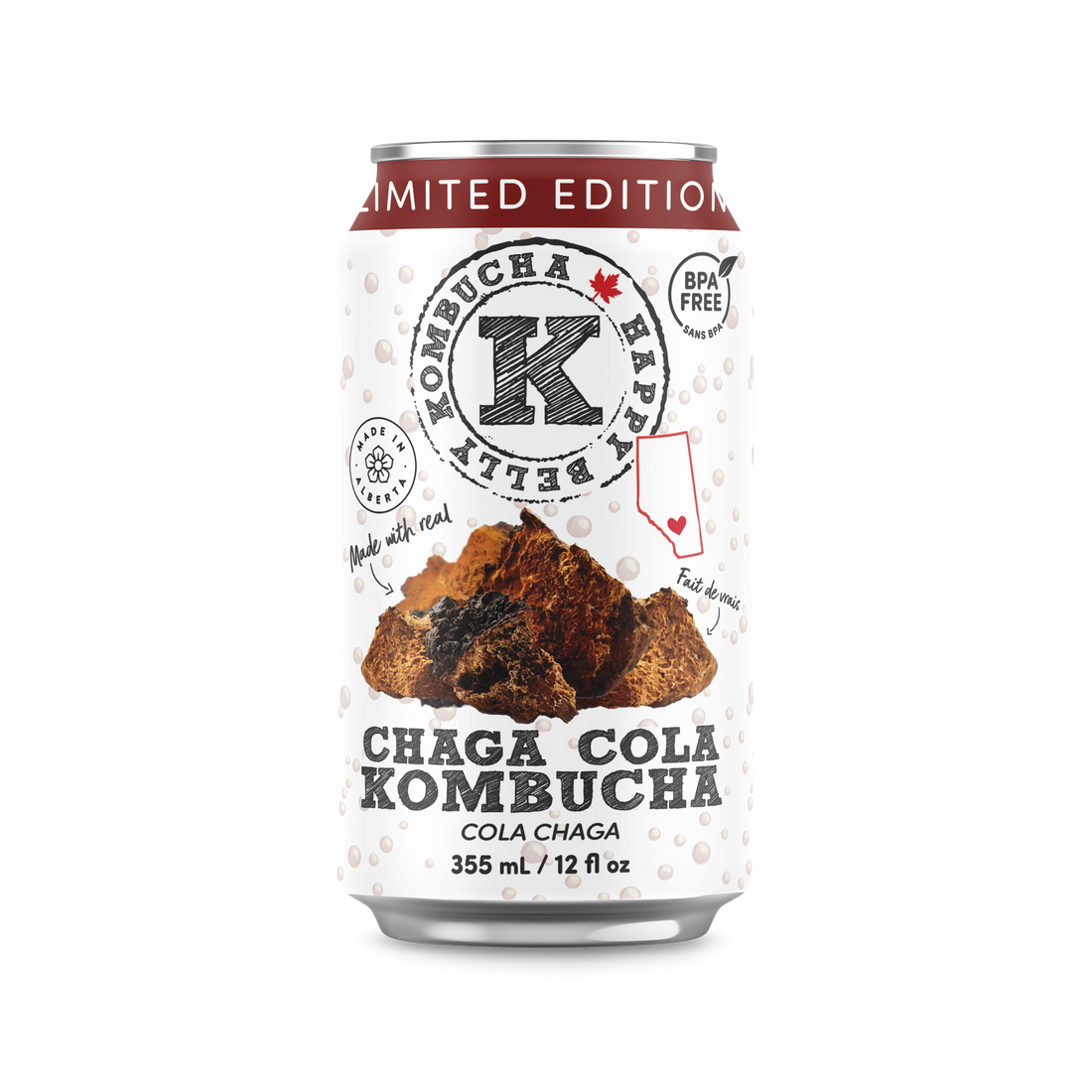CHAGA COLA KOMBUCHA – Happy Belly Kombucha